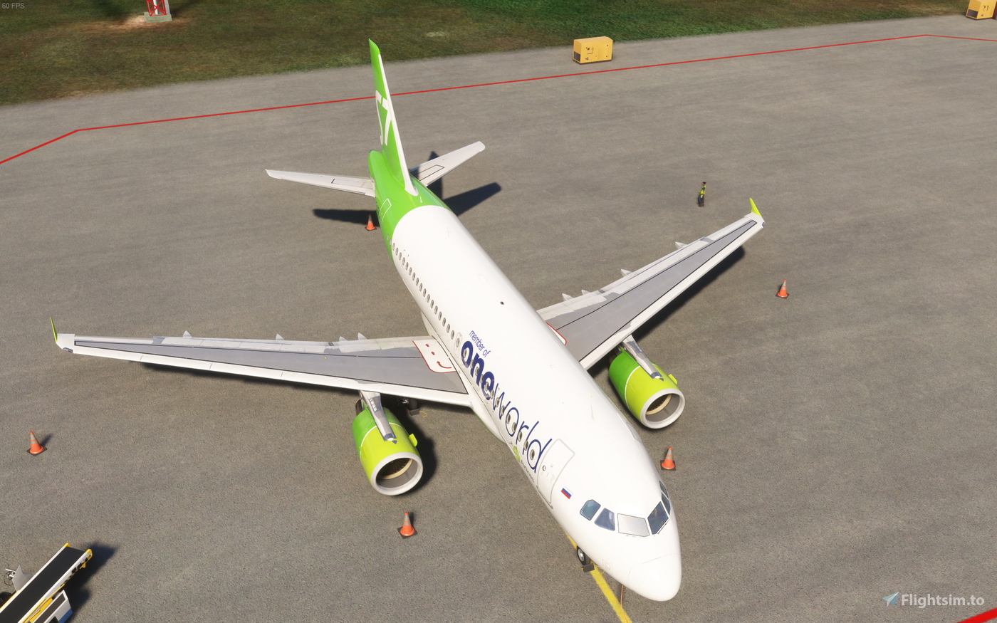 Fenix Simulation A319 S7 Airlines VQ-BQW Oneworld [8K] w/Cabin for ...