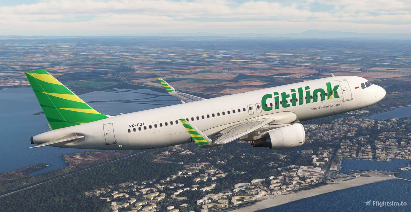 Fenix Simulations A320 - Citilink Sharklet Pack (8K) for Microsoft Flight Simulator | MSFS