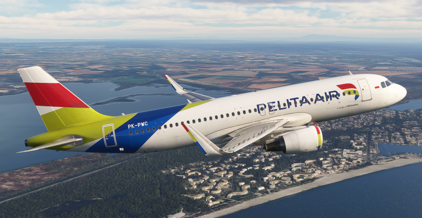 Fenix Simulations A320 - Pelita Air Service Sharklet Pack w/Cabin (8K ...