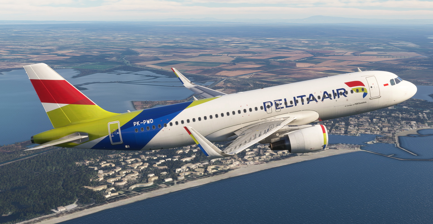 Fenix Simulations A320 - Pelita Air Service Sharklet Pack w/Cabin (8K ...