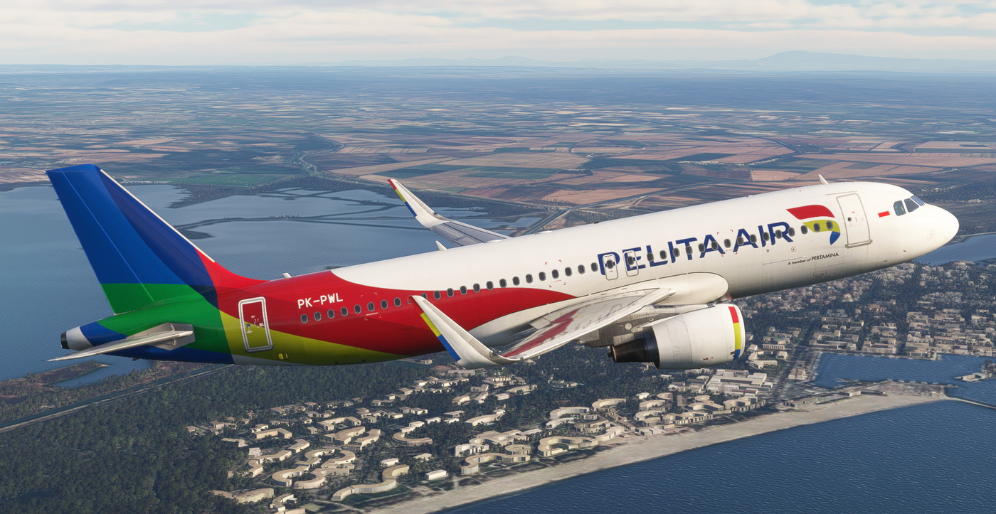 Fenix Simulations A320 - Pelita Air Service Sharklet Pack w/Cabin (8K ...