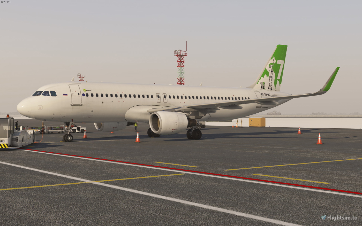 Fenix Simulation A320 S7-Siberia Airlines RA-73182 [8K] w/Cabin для Microsoft Flight Simulator ...