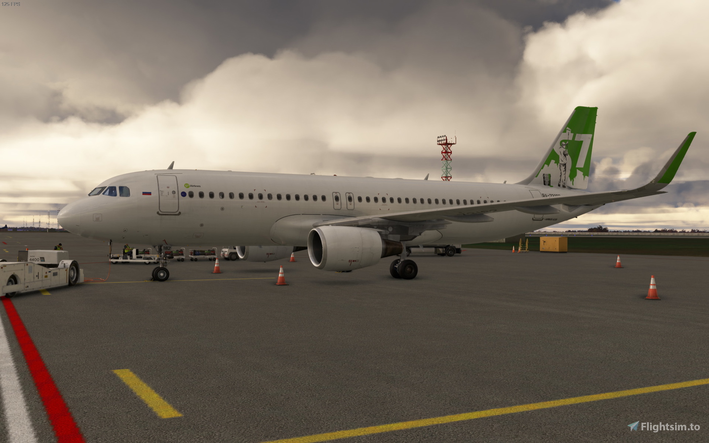 Fenix Simulation A320 S7-Siberia Airlines RA-73182 [8K] w/Cabin für Microsoft Flight Simulator ...