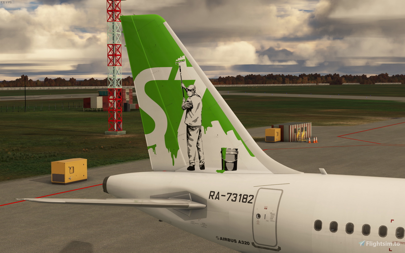 Fenix Simulation A320 S7-Siberia Airlines RA-73182 [8K] w/Cabin for Microsoft Flight Simulator ...