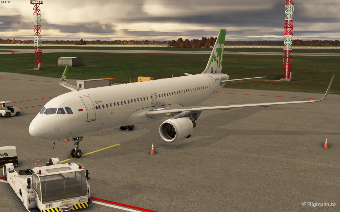Fenix Simulation A320 S7-Siberia Airlines RA-73182 [8K] w/Cabin for Microsoft Flight Simulator ...