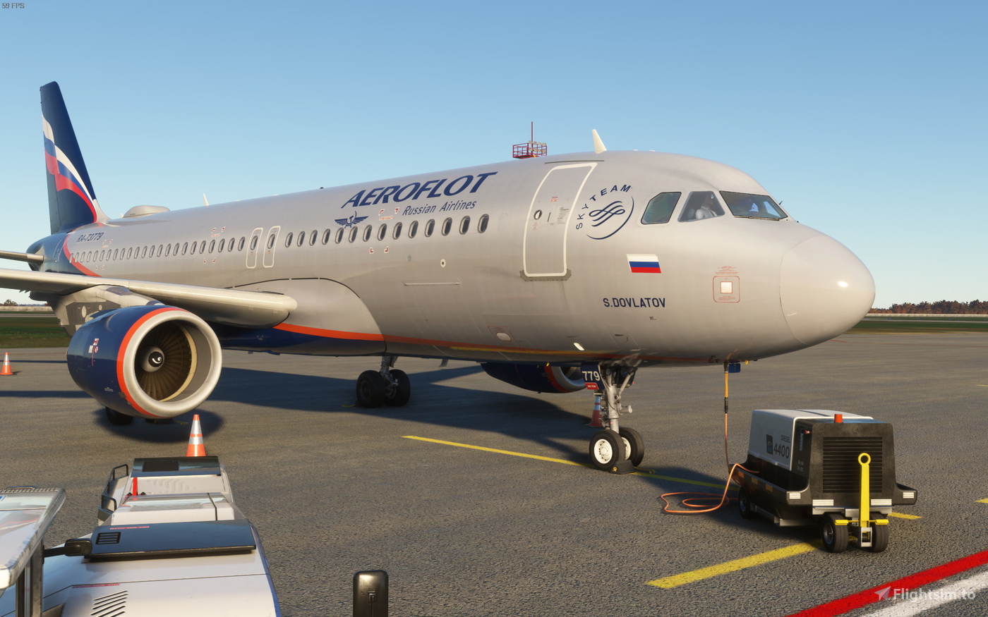 Fenix Simulation A320 Sharklet Aeroflot PACK: RA-73758, RA-73770, RA-73779 [8K] w/Cabin for ...