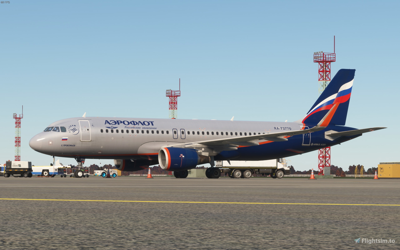 Fenix Simulation A320 Sharklet Aeroflot PACK: RA-73758, RA-73770, RA ...