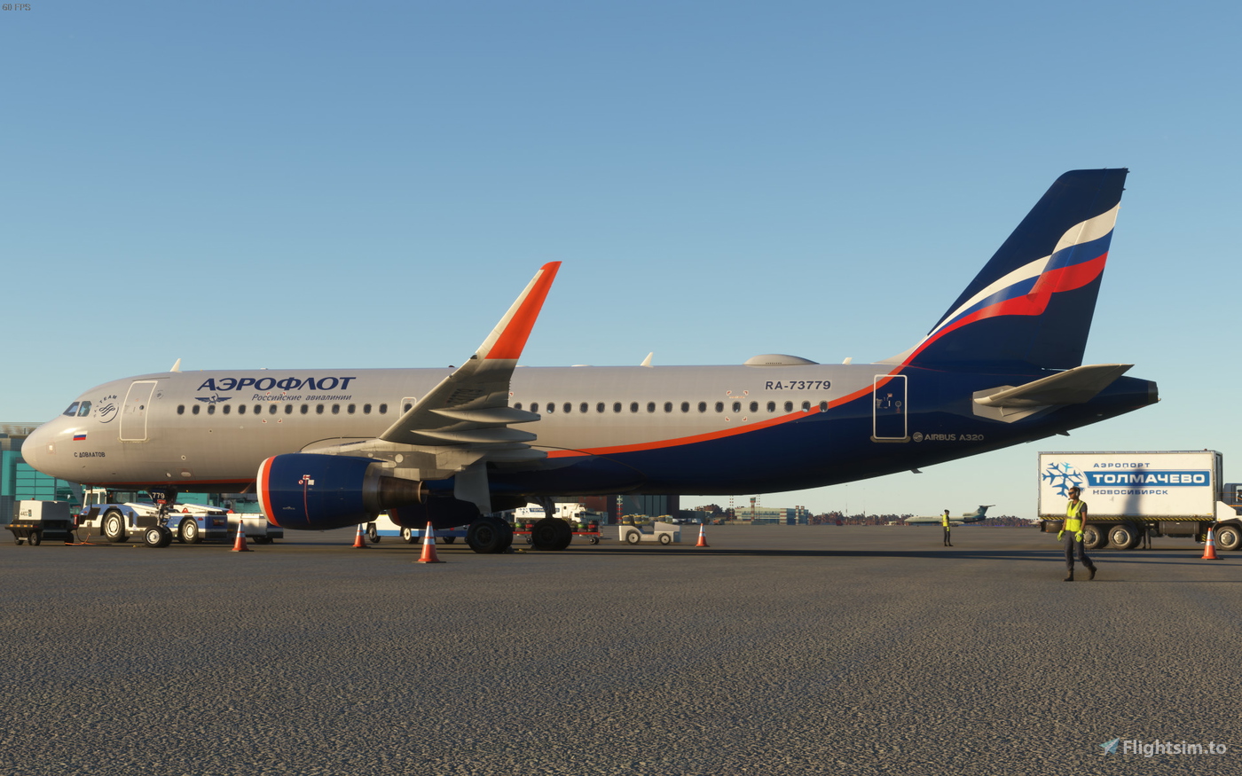 Fenix Simulation A320 Sharklet Aeroflot PACK: RA-73758, RA-73770, RA-73779 [8K] w/Cabin for ...