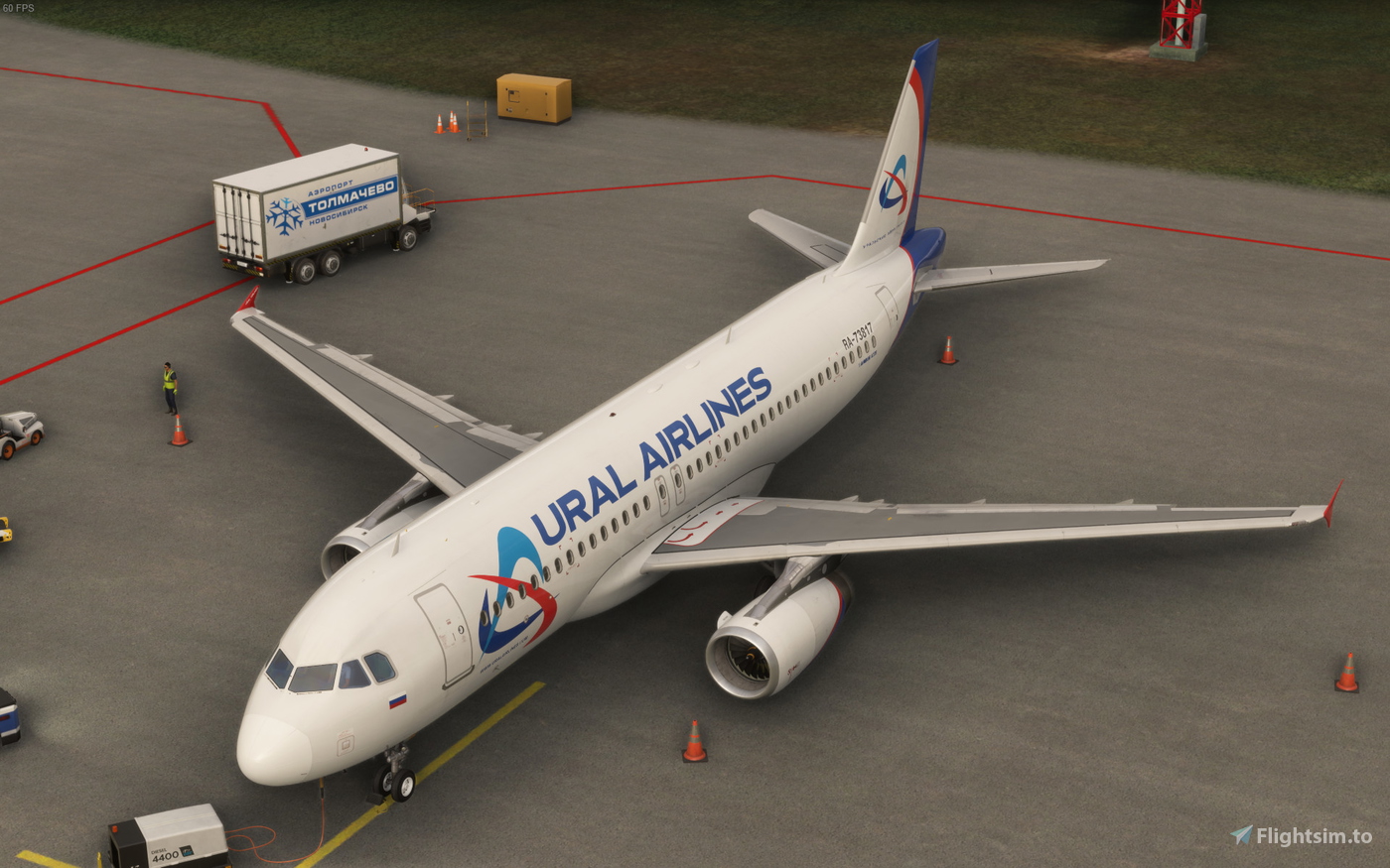 Fenix Simulation A320 Ural Airlines RA-73817 (2024) for Microsoft Flight Simulator | MSFS