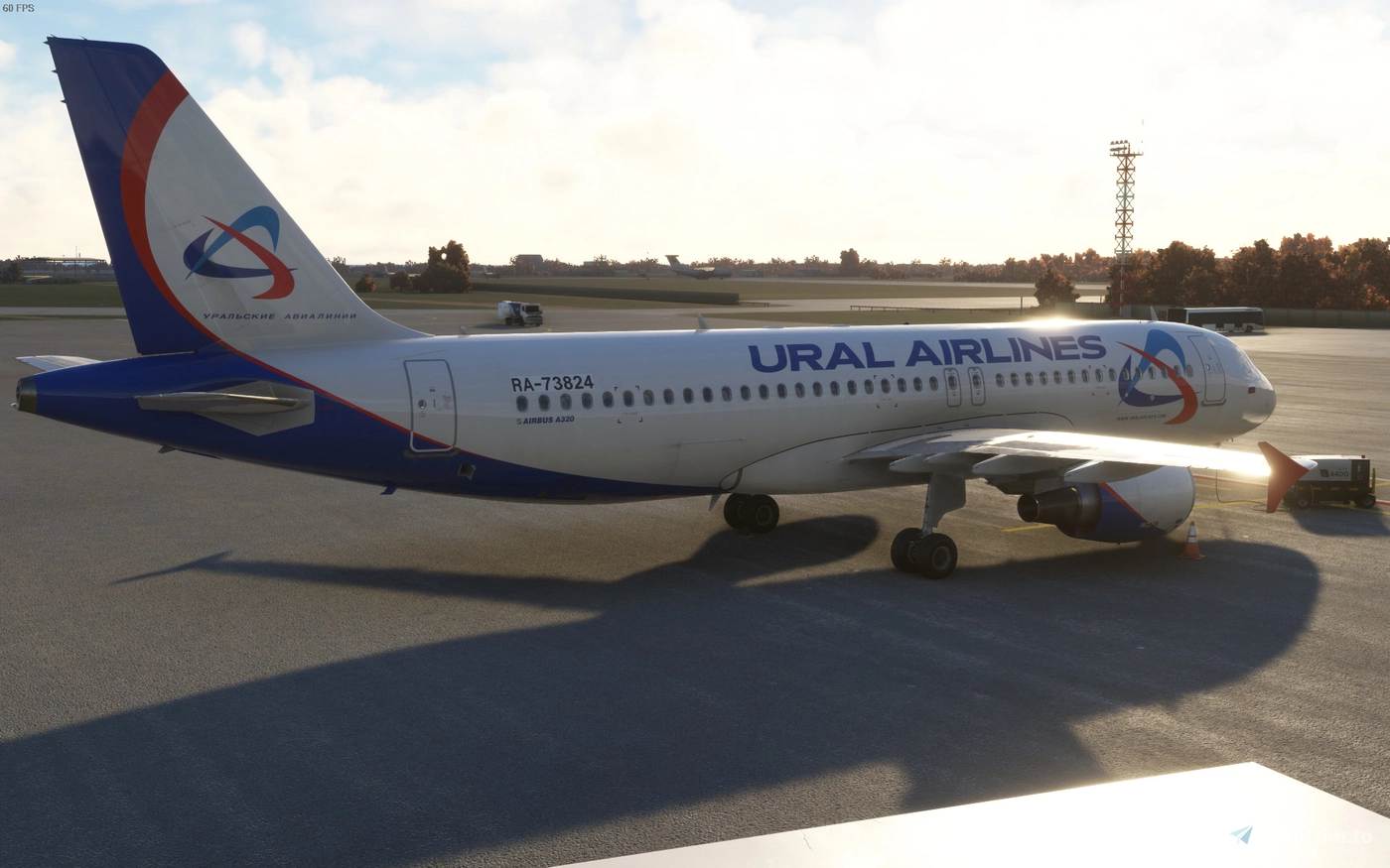 Fenix Simulation A320 Ural Airlines RA-73824 (2024) for Microsoft Flight Simulator | MSFS