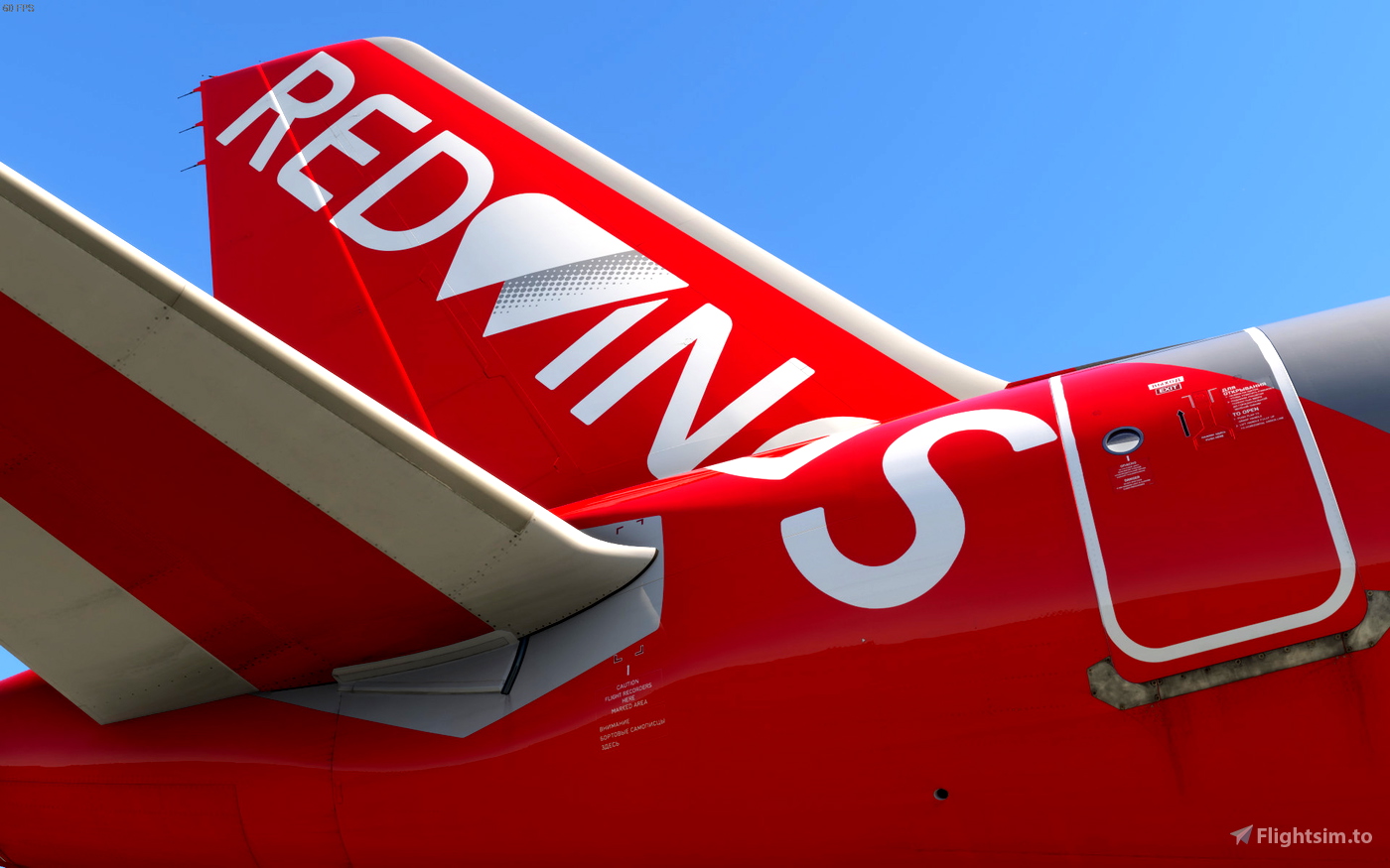 Fenix Simulation A321 Red Wings VP-BVW [8K] w/Cabin for Microsoft ...