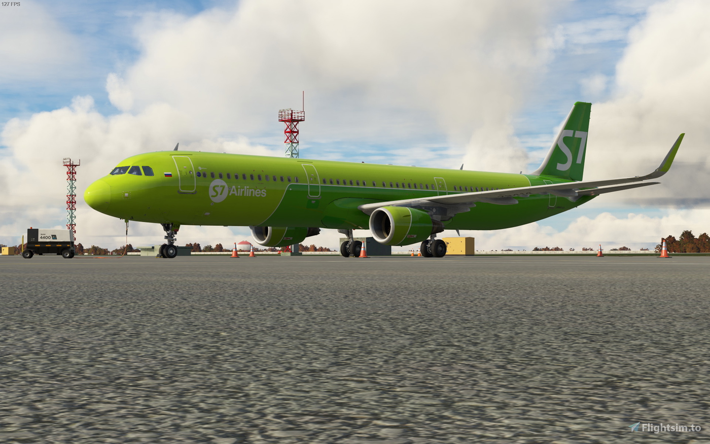 Fenix Simulation A321 S7-Siberia Airlines RA-73414 [8K] w/Cabin for ...