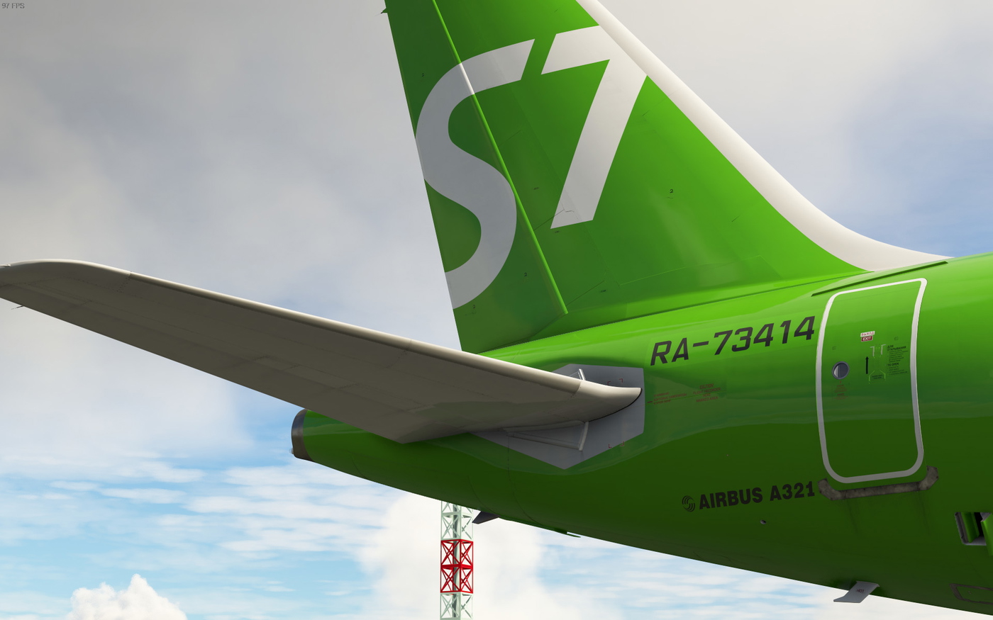 Fenix Simulation A321 S7-Siberia Airlines RA-73414 [8K] w/Cabin for ...