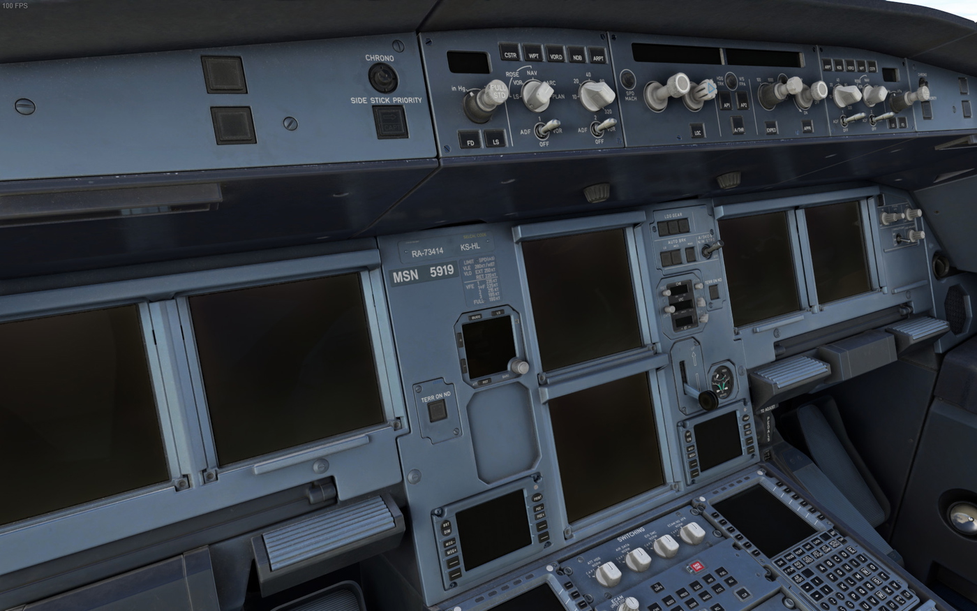 Fenix Simulation A321 S7-Siberia Airlines RA-73414 [8K] w/Cabin for ...