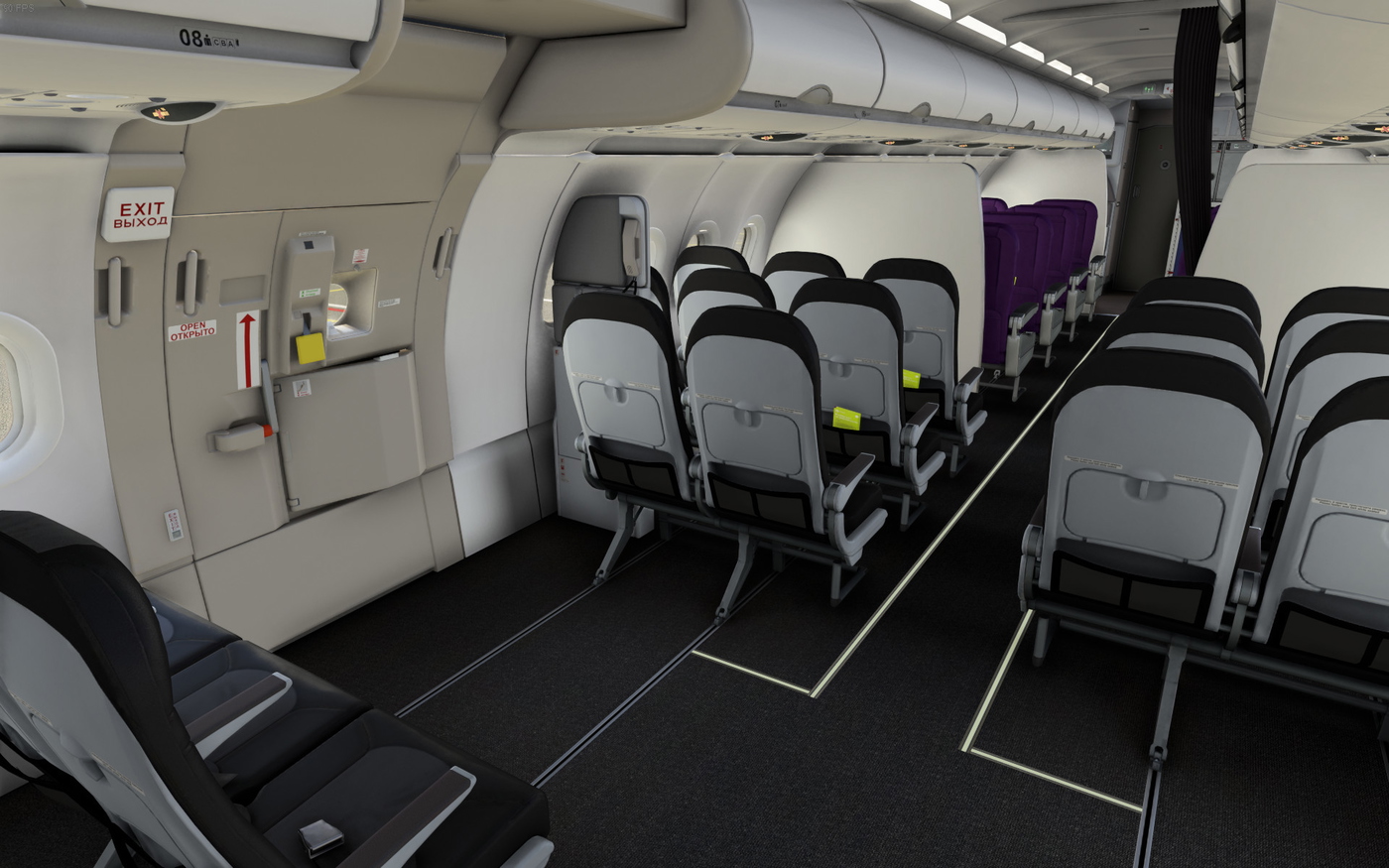 Fenix Simulation A321 S7-Siberia Airlines RA-73414 [8K] w/Cabin for ...