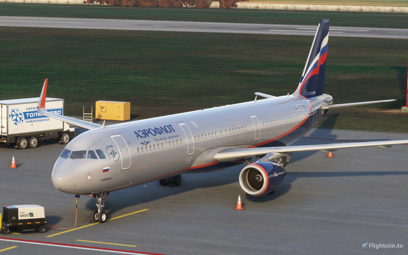 Fenix Simulation A321 Sharklet Aeroflot RA-73709 [8K] w/Cabin for Microsoft Flight Simulator | MSFS
