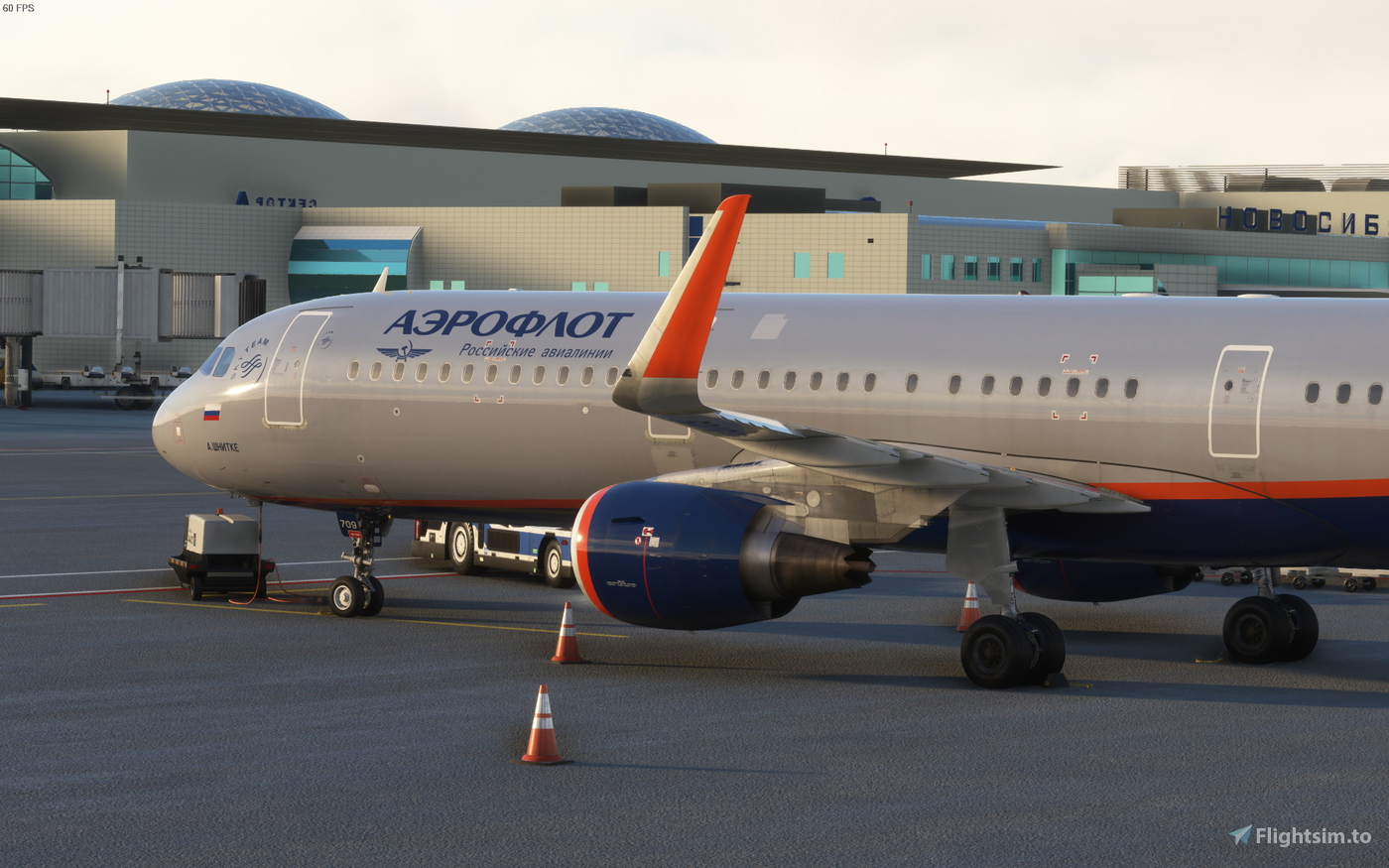 Fenix Simulation A321 Sharklet Aeroflot RA-73709 [8K] w/Cabin pour Microsoft Flight Simulator | MSFS