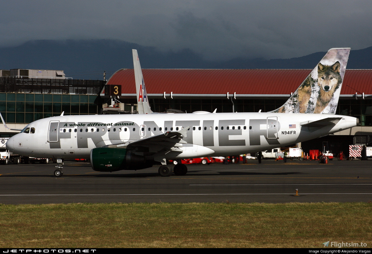 Fenix Simulations A319 BFU CFM Frontier N941FR "Lobo Wolf" livery pour ...