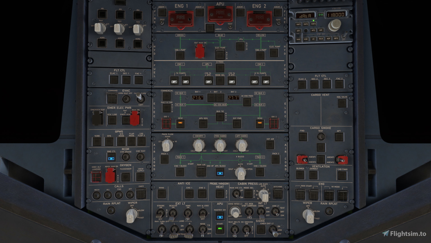 Fenix Simulations A320 CFM & IAE Custom Views for Microsoft Flight Simulator | MSFS