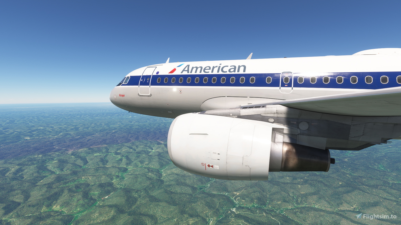 Fenix A319 /w cabin American Airlines - Allegheny Heritage - N745VJ [8K ...