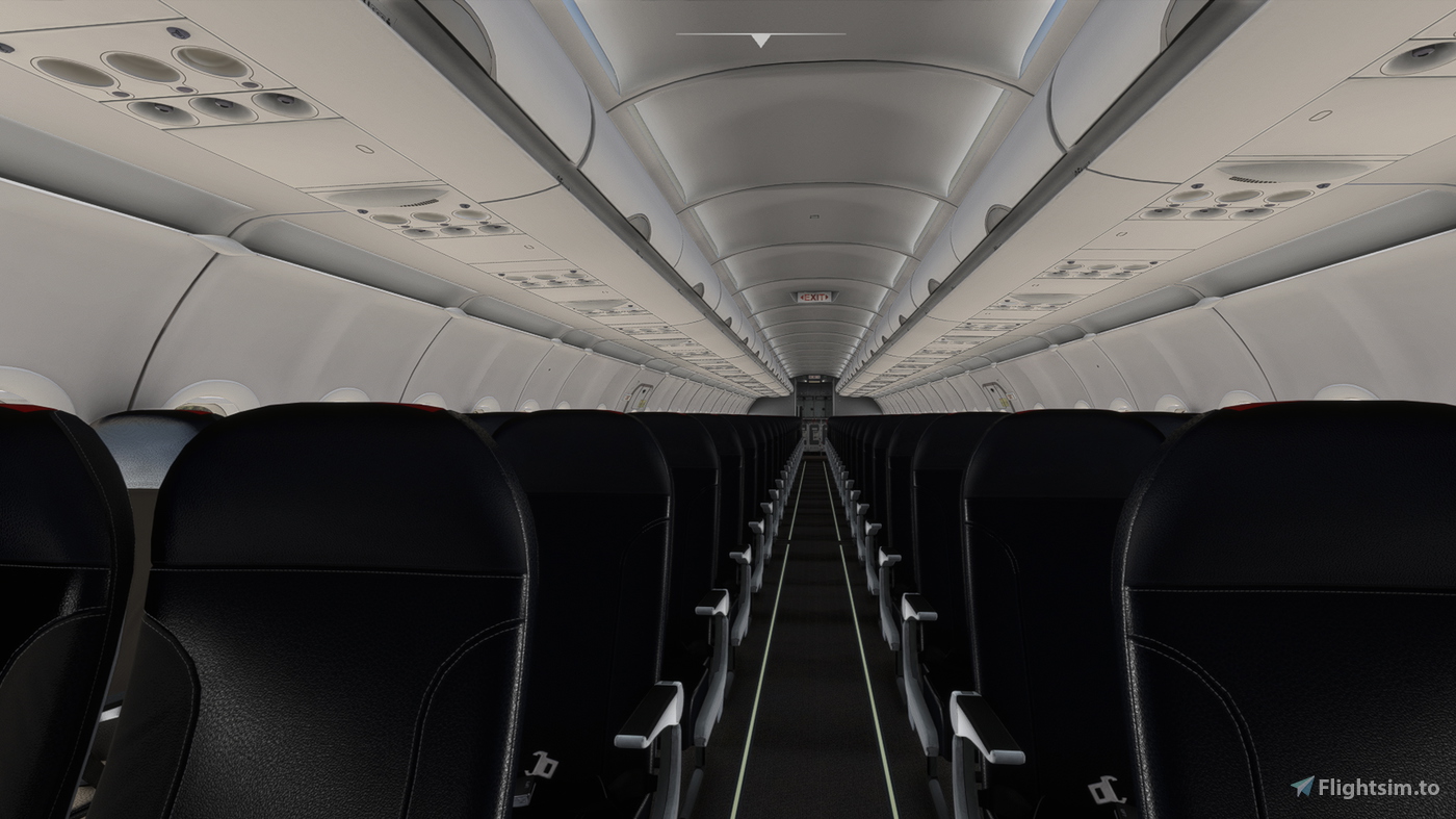 Fenix A319 /w cabin American Airlines - Allegheny Heritage - N745VJ [8K ...