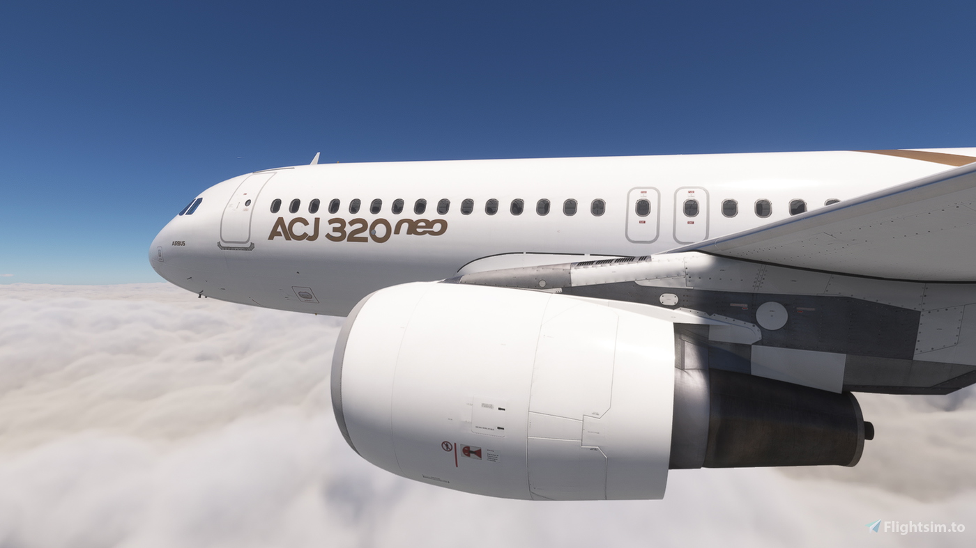 Fenix v2 A320 Airbus ACJ House D-AVVL for Microsoft Flight Simulator | MSFS