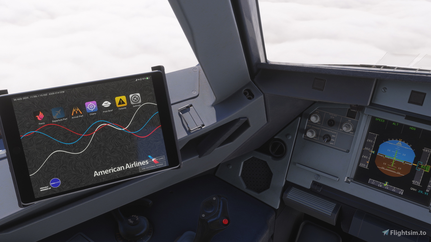 Fenix v2 A320 /w cabin American Airlines - Allegheny Heritage - N745VJ ...