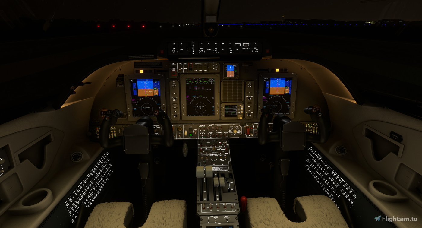 FFX P180 Lighting Mod 对于 Microsoft Flight Simulator | MSFS