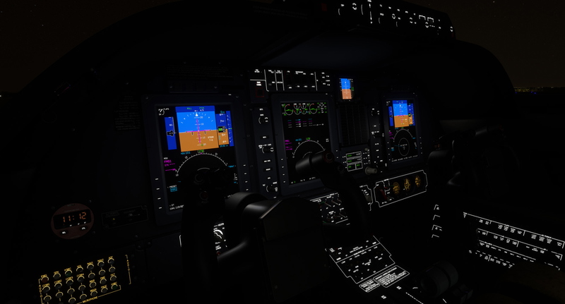 FFX P180 Lighting Mod for Microsoft Flight Simulator | MSFS