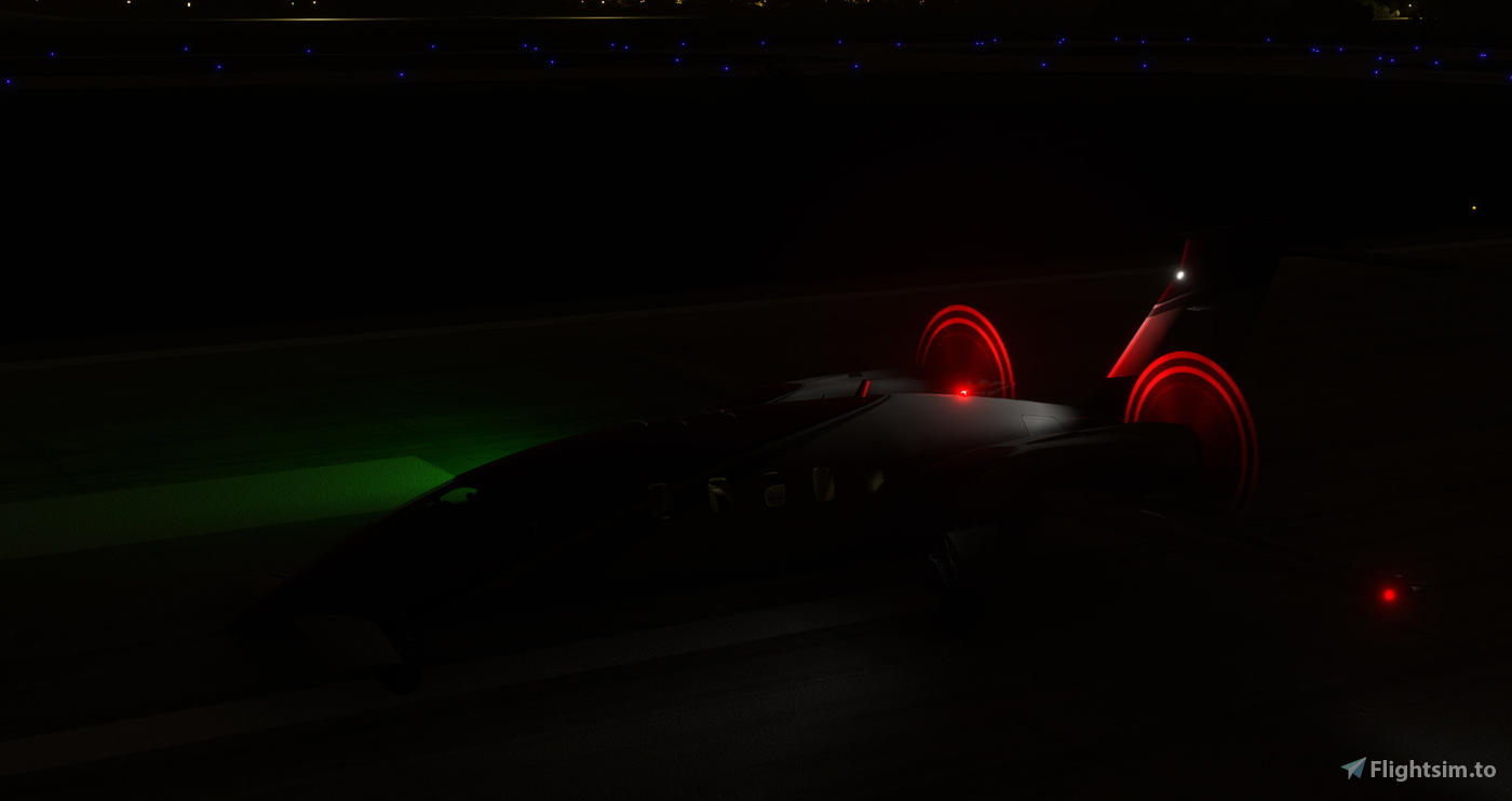 FFX P180 Lighting Mod for Microsoft Flight Simulator | MSFS