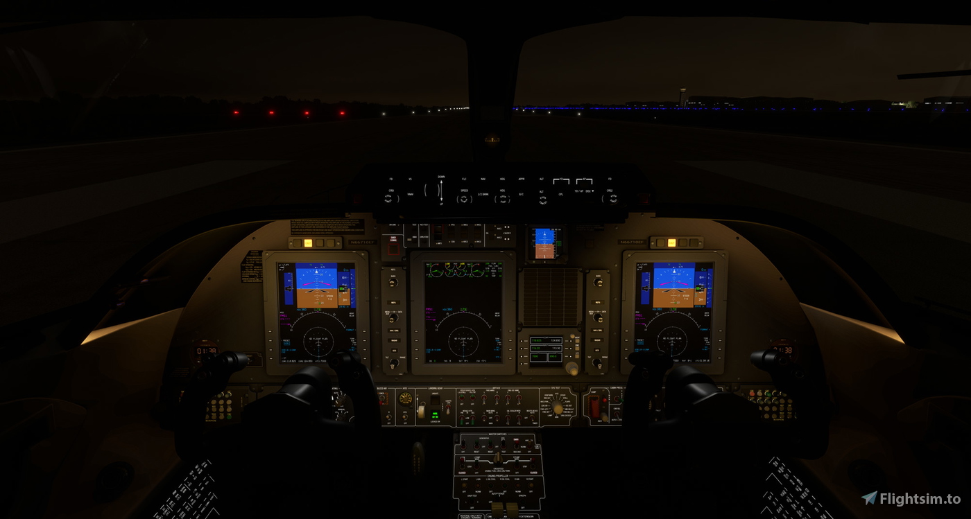 FFX P180 Lighting Mod for Microsoft Flight Simulator | MSFS