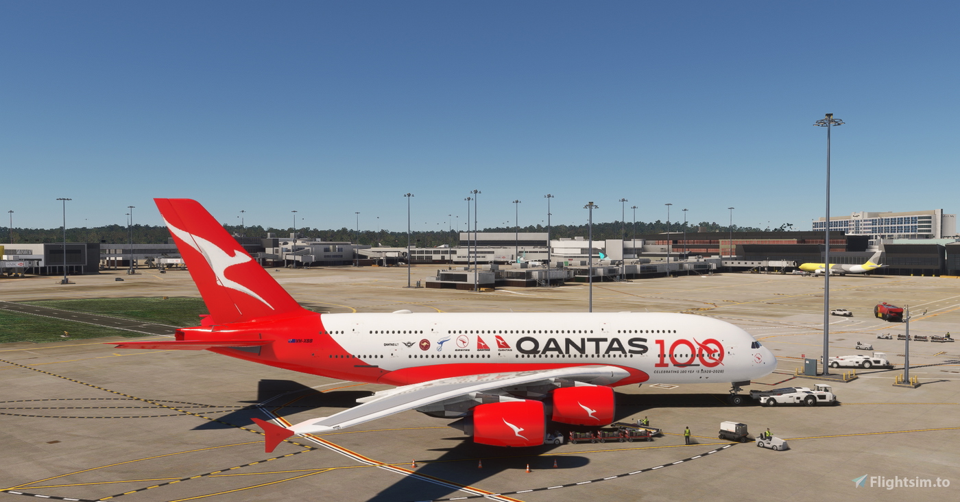 (Fictional) Qantas 100th Centenary (VH-XBB) for Microsoft Flight ...