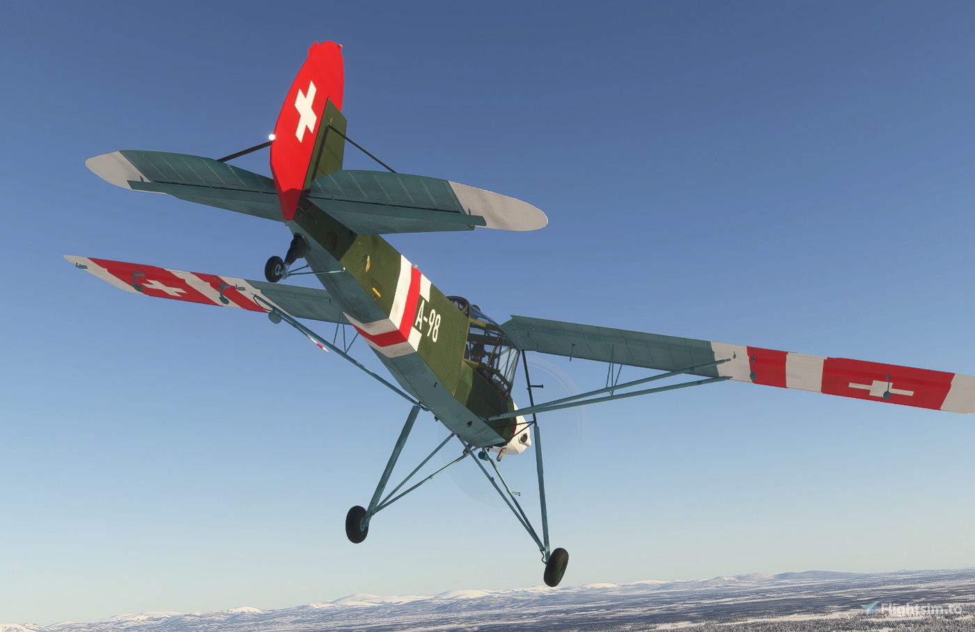 Fieseler Storch Fi156 – Swiss Air Force A-98 Neutrality Livery pour ...