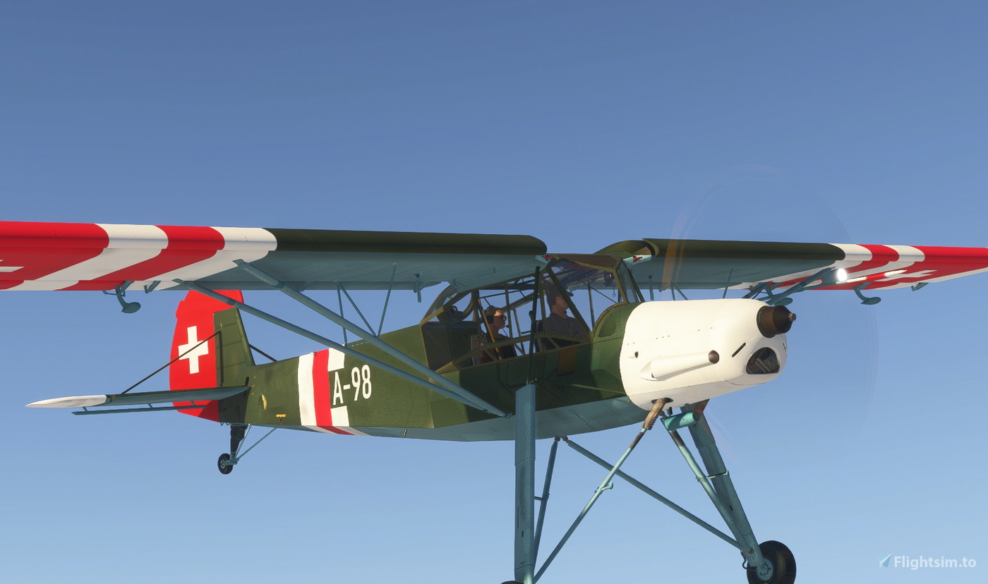 Fieseler Storch Fi156 – Swiss Air Force A-98 Neutrality Livery pour ...