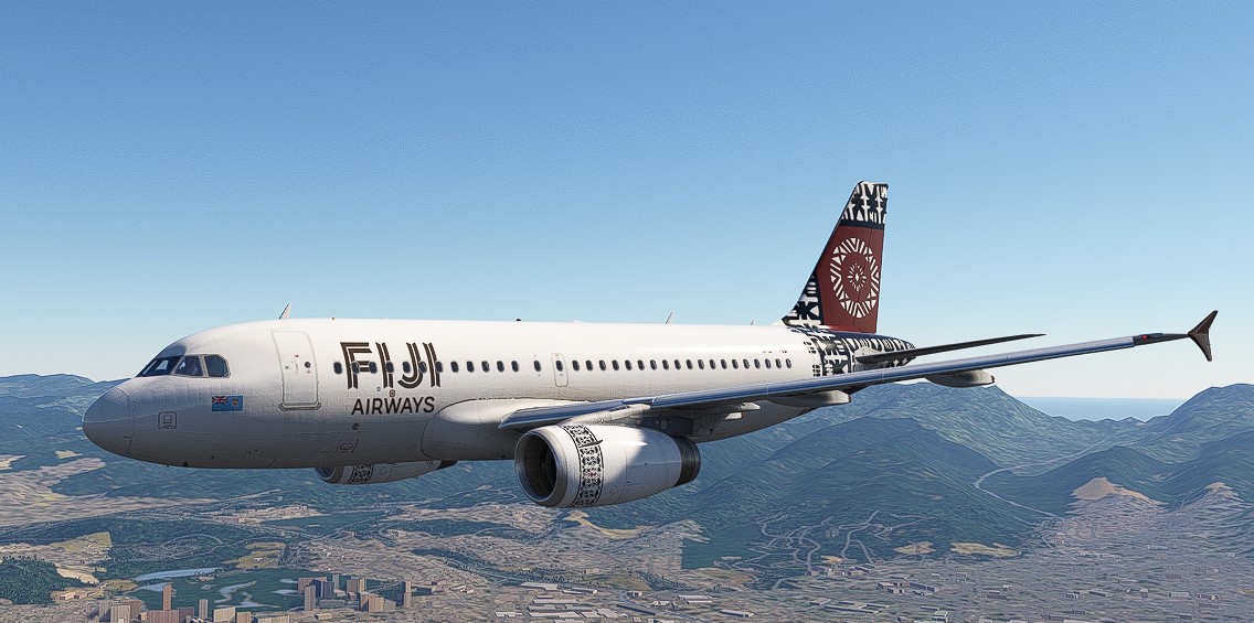 FIJI Airways A319-IAE (DQ-FAJ) w/Cabin (Fictional) for Microsoft Flight ...