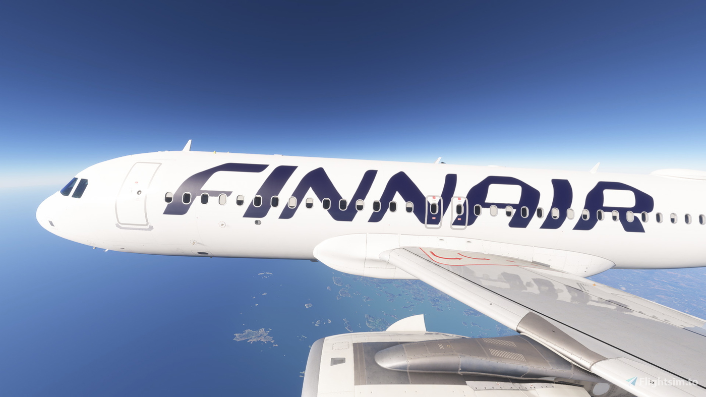 Finnair A320Neo V2 Livery for MSFS 2024 のために Microsoft Flight Simulator | MSFS