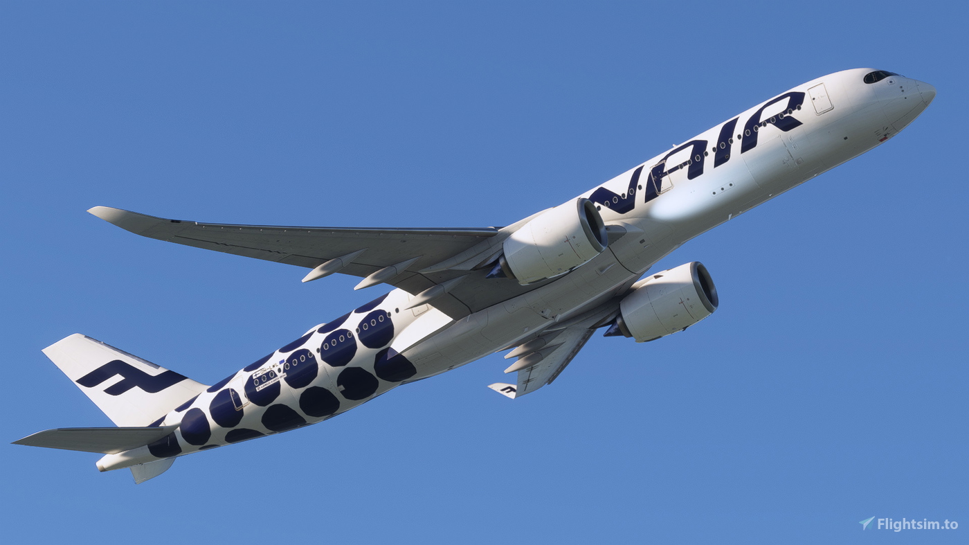 Finnair [Pack] - IniBuilds A350-900 pour Microsoft Flight Simulator | MSFS