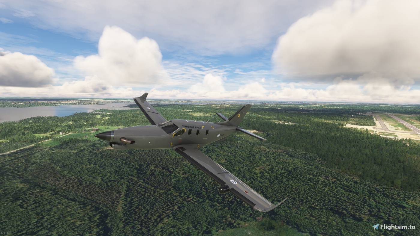 Finnish Air Force TBM 930 DH-01 for Microsoft Flight Simulator | MSFS