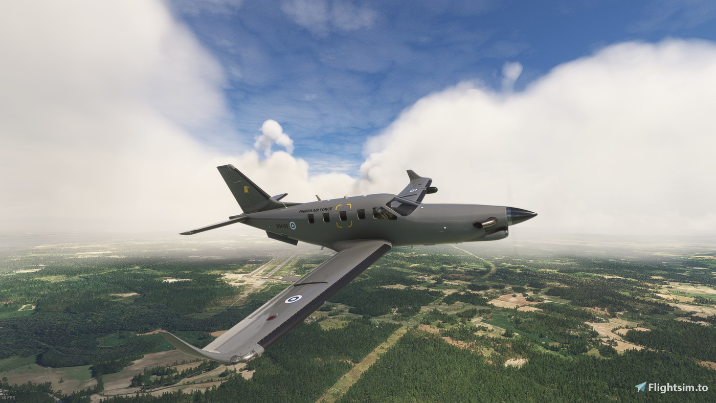 Finnish Air Force TBM 930 DH-01 for Microsoft Flight Simulator | MSFS