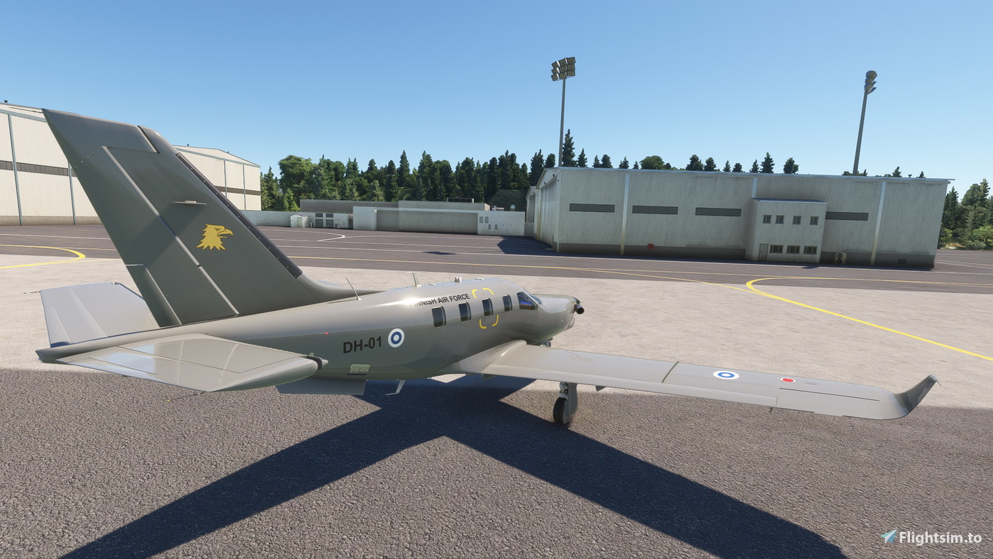 Finnish Air Force TBM 930 DH-01 for Microsoft Flight Simulator | MSFS