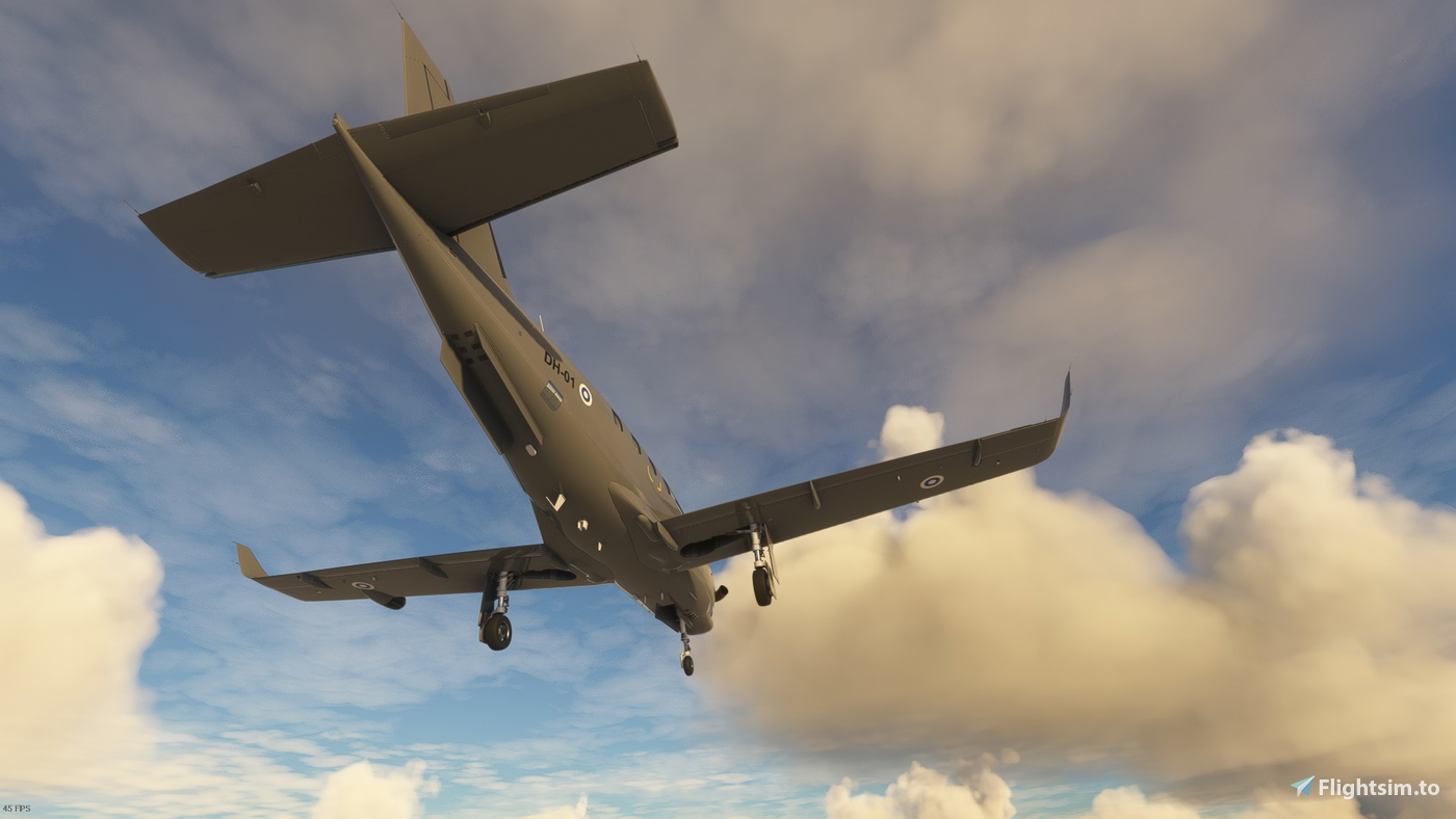 Finnish Air Force TBM 930 DH-01 for Microsoft Flight Simulator | MSFS