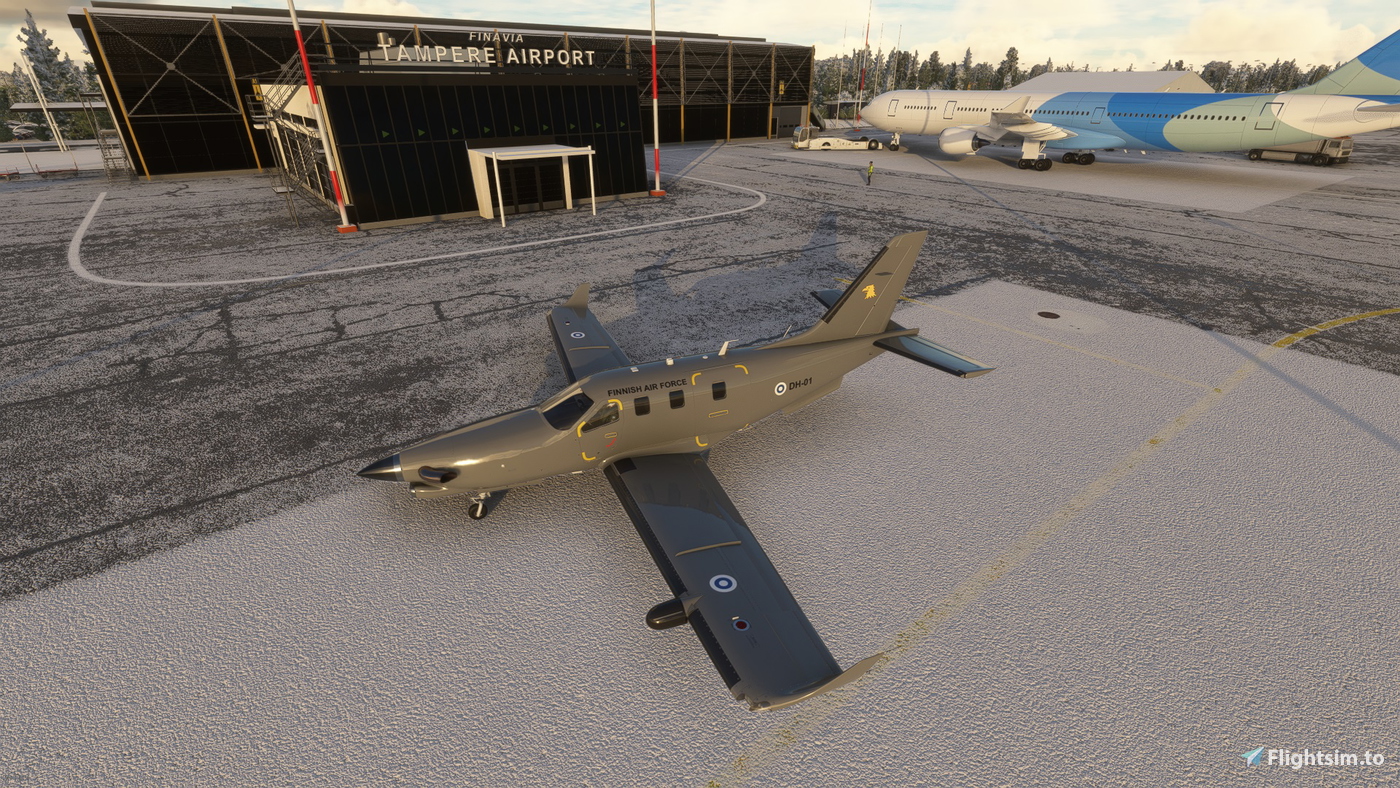 Finnish Air Force TBM 930 DH-01 for Microsoft Flight Simulator | MSFS