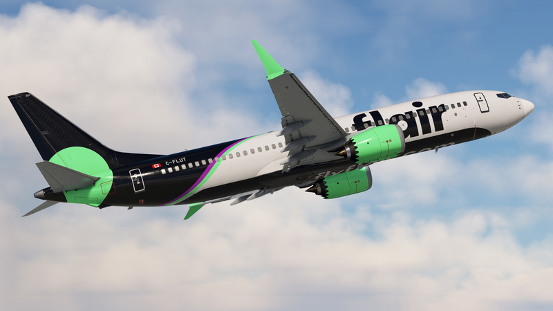 Flair Airlines [Pack] w/Cabin | iFly 737 MAX 8 for Microsoft Flight ...