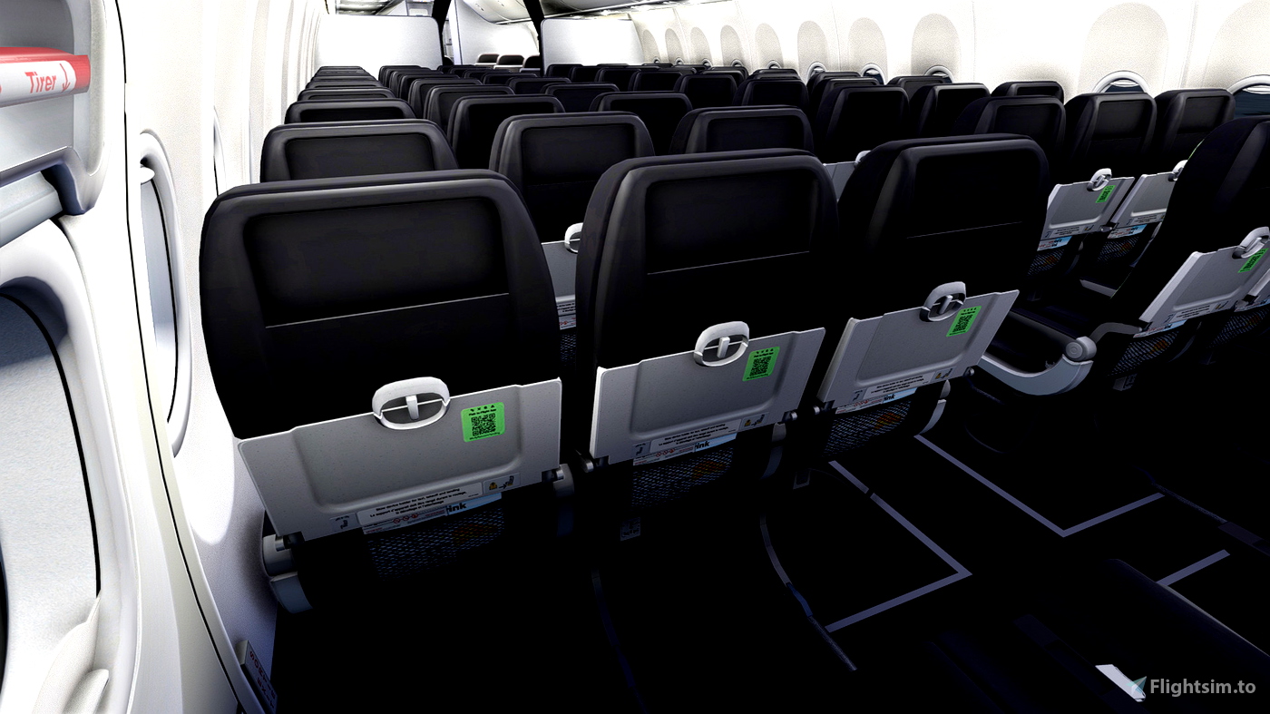 Threads - Flair Airlines [Pack] w/Cabin | iFly 737 MAX 8 for Microsoft Flight Simulator | MSFS