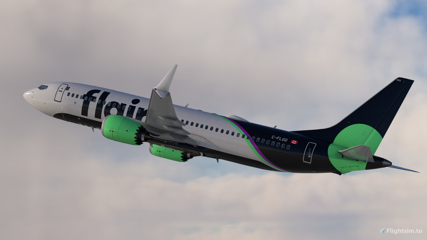 Flair Airlines [Pack] w/Cabin | iFly 737 MAX 8 for Microsoft Flight ...