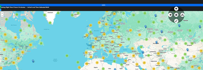 Flight Information Map - 2024 for Microsoft Flight Simulator | MSFS