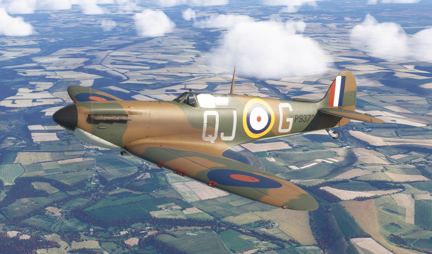 Flight Replicas Spitfire Mk.Ia P9372/G-CLIH pour Microsoft Flight ...