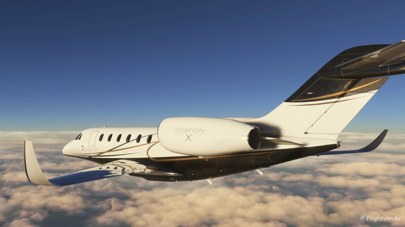 FlightFX C750 Citation X Aether (N517CF) per Microsoft Flight Simulator ...