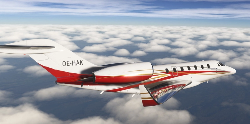 FlightFX C750 Citation X OE-HAK for Microsoft Flight Simulator | MSFS
