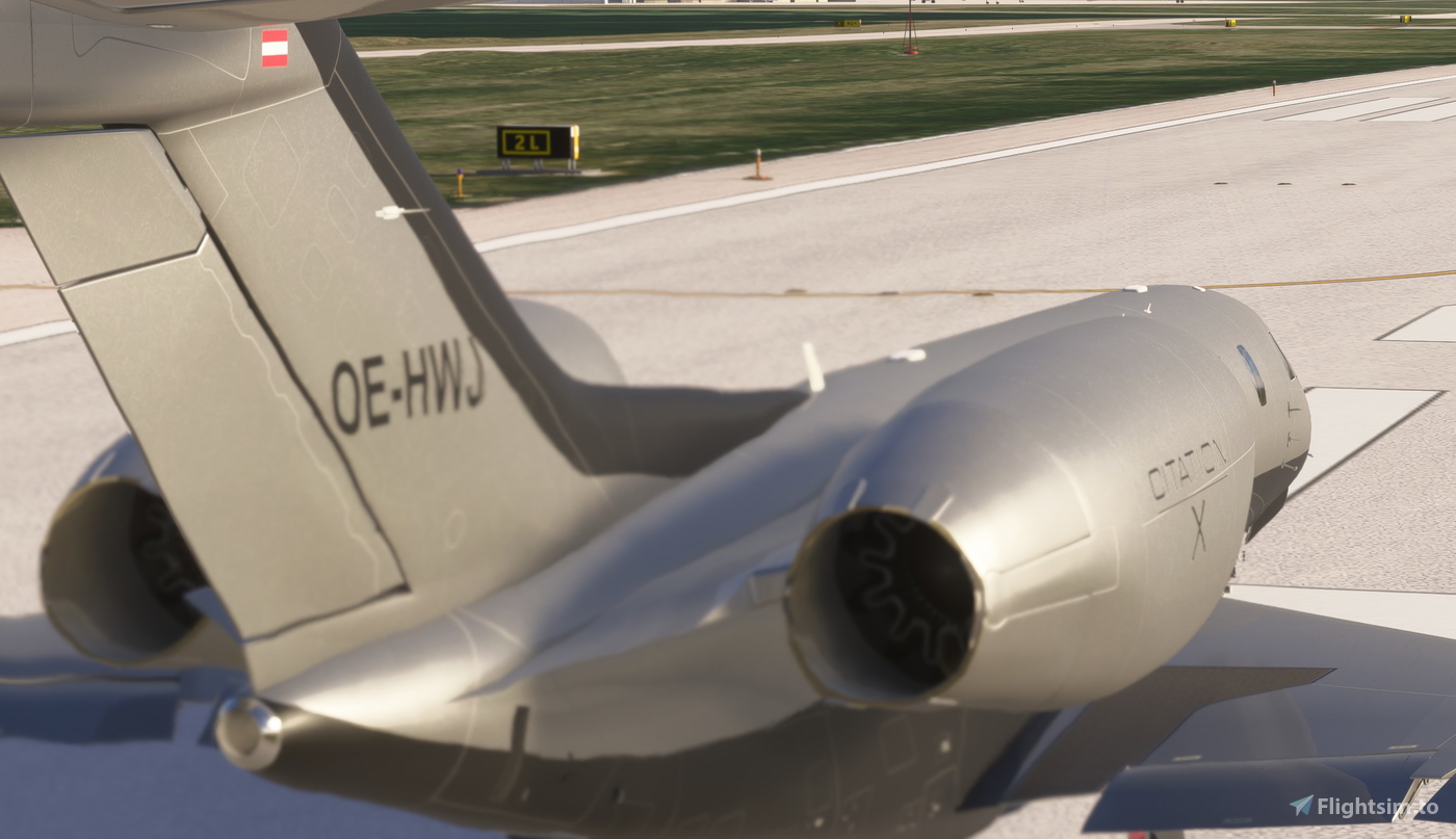 FlightFX C750 Citation X OE-HWJ for Microsoft Flight Simulator | MSFS